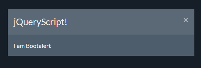 Javascript Replacement For Default Alert & Prompt Boxes - Bootalert ...