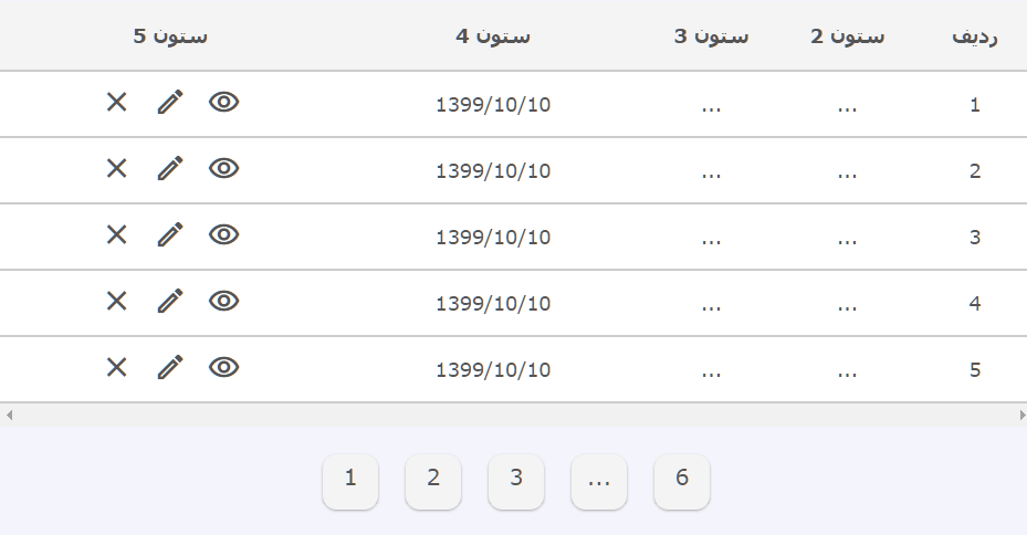 RTL Dashboard (Admin Panel) Template | Free jQuery Plugins