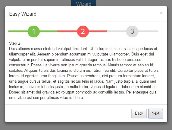 Simple Wizard Modal Plugin with jQuery and Bootstrap - Easy Wizard ... Simple Wizard Modal Plugin with jQuery and Bootstrap - Easy Wizard ...