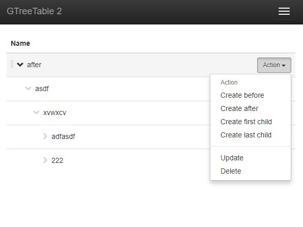 Dynamic Interactive Tree Table Plugin For Bootstrap - GTreeTable 2 ... Dynamic Interactive Tree Table Plugin For Bootstrap - GTreeTable 2 ...