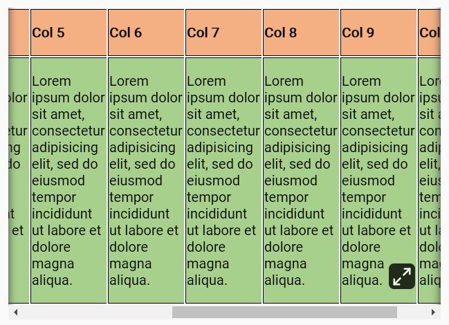 Expand Wide HTML Table To Fullscreen - jQuery largetable | Free jQuery ... Expand Wide HTML Table To Fullscreen - jQuery largetable | Free jQuery ...