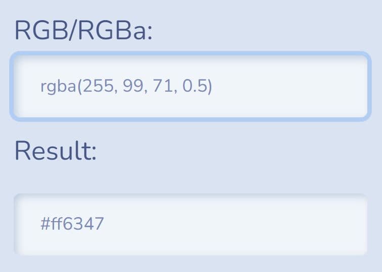 RGB RGBa To Hex Color Converter JQuery Rgb2hexa js Free JQuery